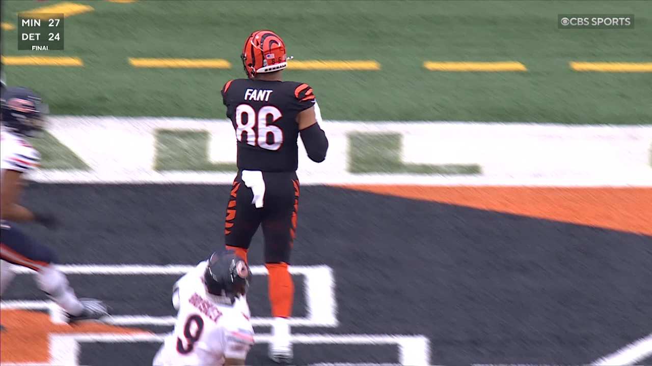 Cincinnati Bengals quarterback Joe Flacco finds tight end Noah Fant for ...
