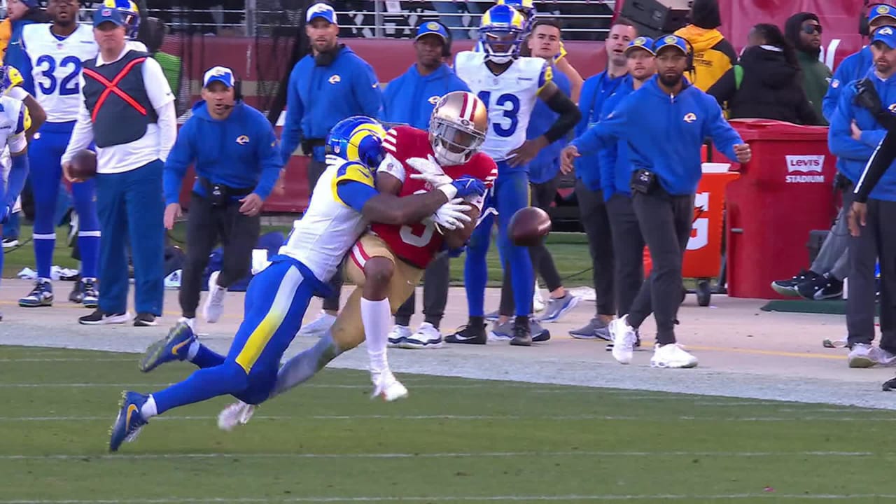 Los Angeles Rams safety Russ Yeast's PBU on 49ers wide receiver RayRay ...