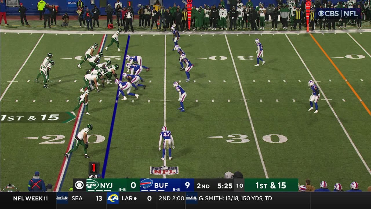 Buffalo Bills cornerback Rasul Douglas' first INT as a Bill comes vs ...