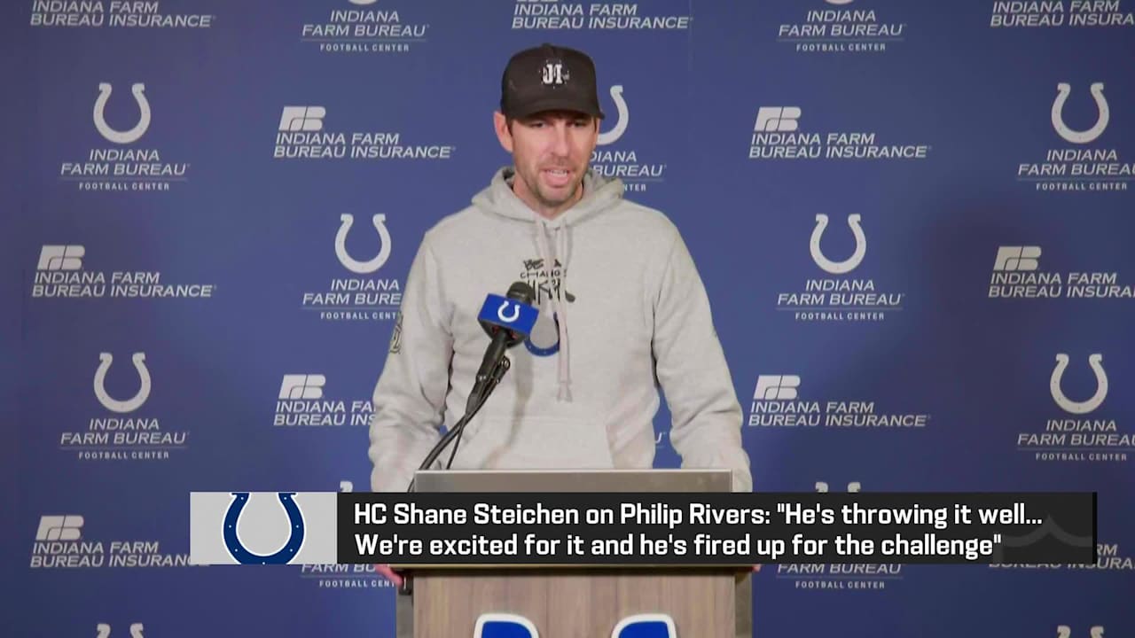 Indianapolis Colts head coach Shane Steichen talks about the progress ...