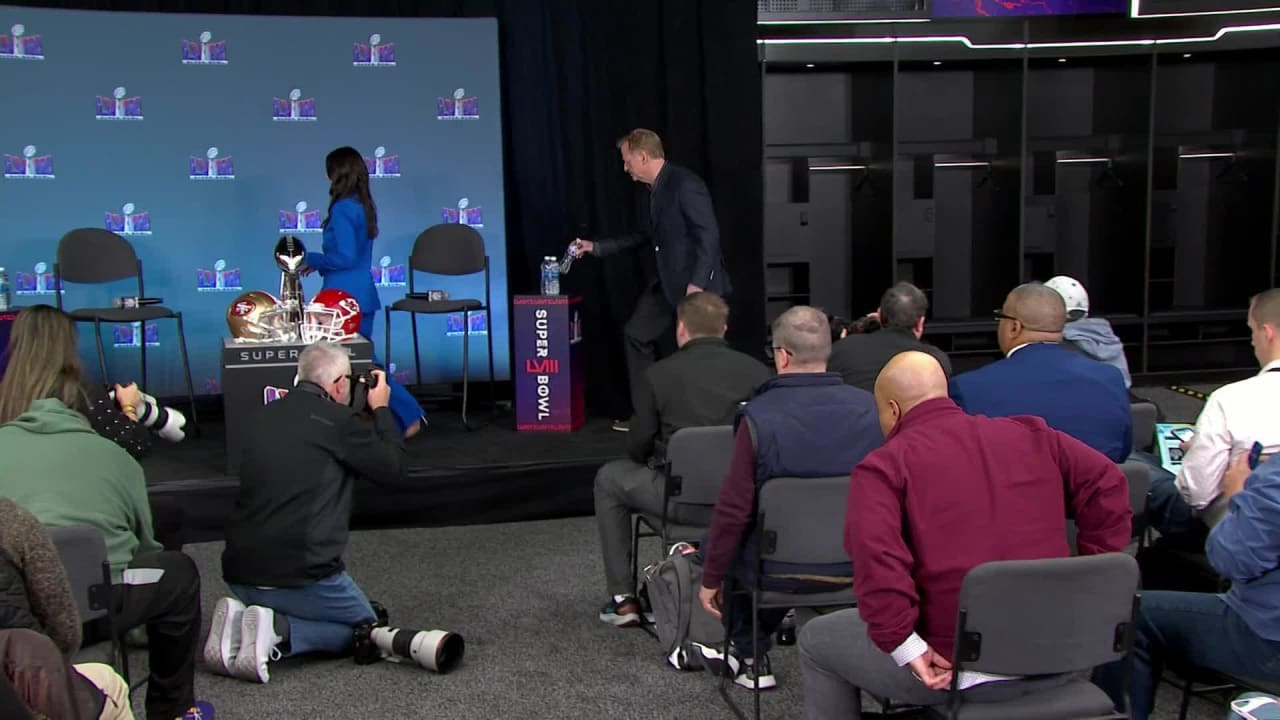 NFL Commissioner Roger Goodell's Super Bowl LVIII press conference