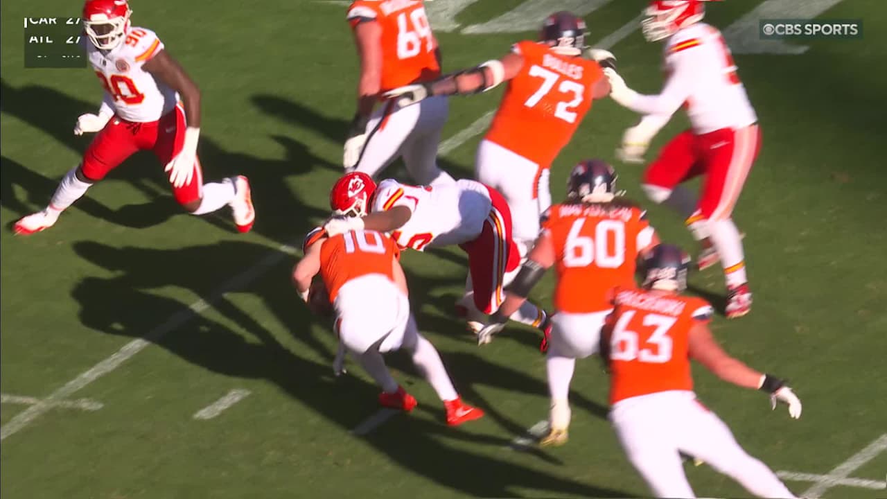 Kansas City Chiefs defensive end Chris Jones' third sack of 2025 sends ...