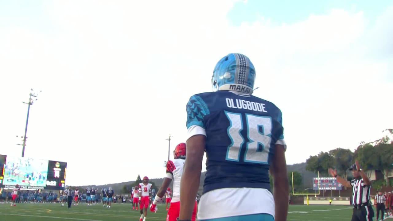Missouri Tigers committed wide receiver Donovan Olugbode high-points ...