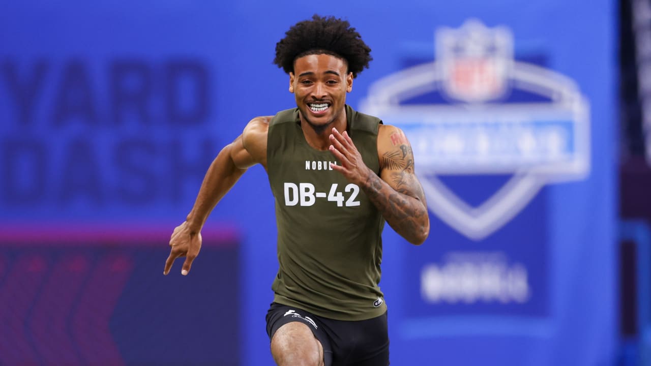 Nate Wiggins runs 4.28 40-yard dash at NFL Scouting Combine, leaves ...