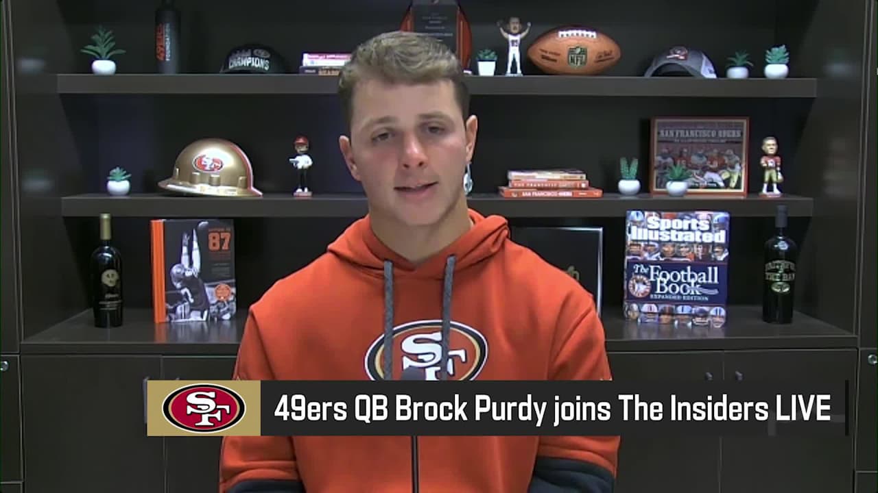 San Francisco 49ers quarterback Brock Purdy talks on "The Insiders ...