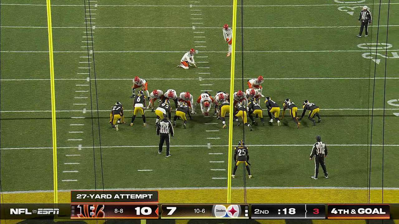 Cincinnati Bengals kicker Cade York's 27-yard field goal extends ...