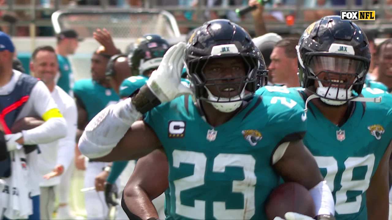 Jacksonville Jaguars' linebacker Foye Oluokun snags Carolina Panthers ...