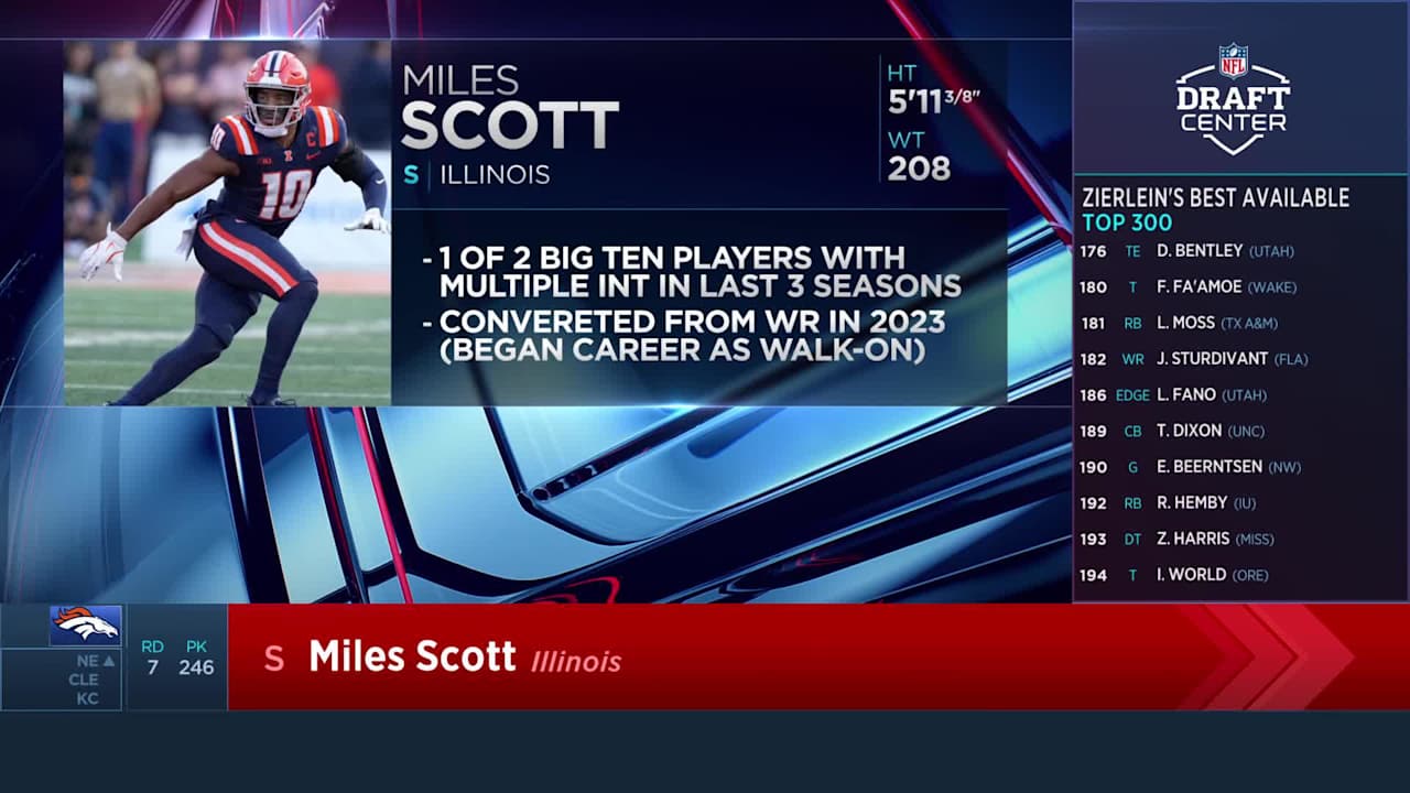 Denver Broncos select safety Miles Scott with No. 246 pick in 2026 draft
