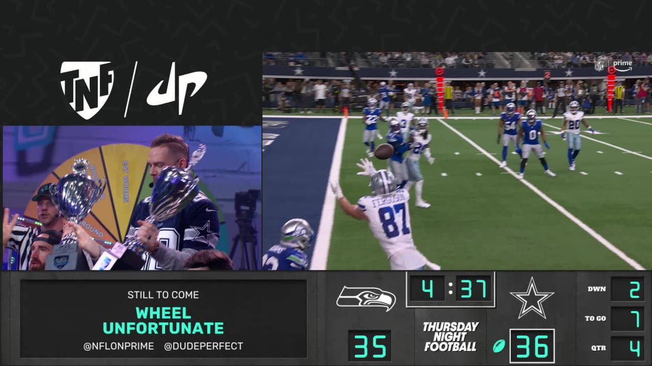 Dude Perfect crew reacts to clutch Dallas Cowboy's touchdown ...