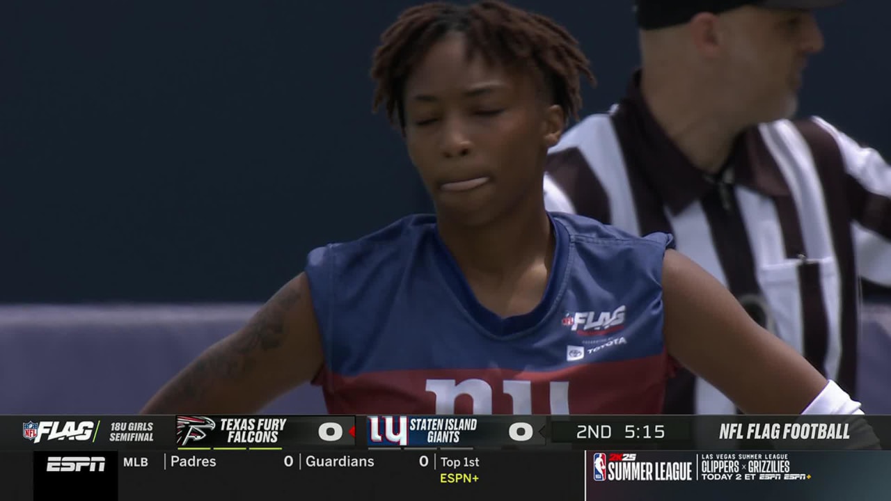 Staten Island Giants defender Janasia Wilson breaks up pass on third ...