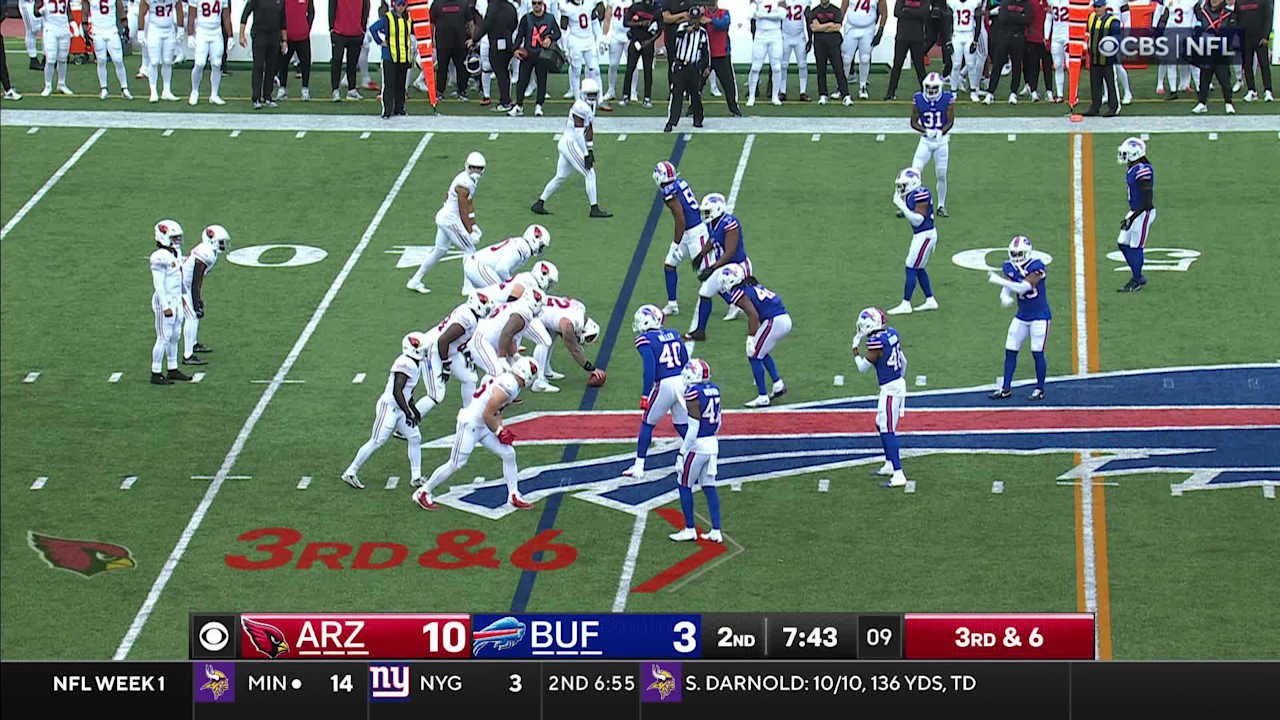 Arizona Cardinals quarterback Kyler Murray's 12-yard dash moves chains ...