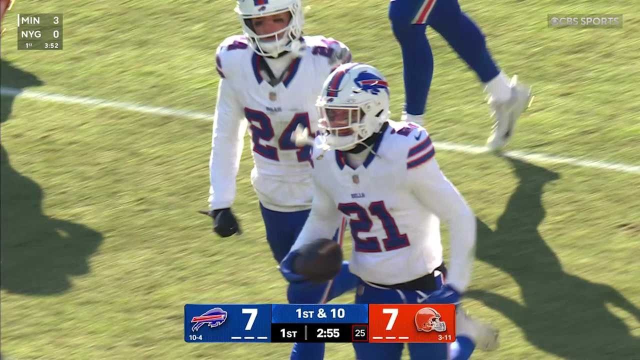 Buffalo Bills safety Jordan Poyer's first interception since '22 season ...
