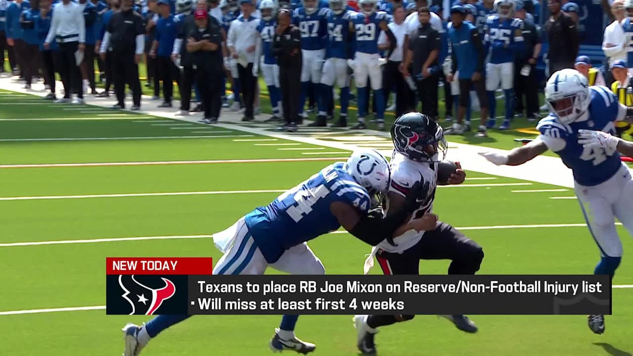 NFL Network's Mike Garafolo: Houston Texans running back Joe Mixon to ...
