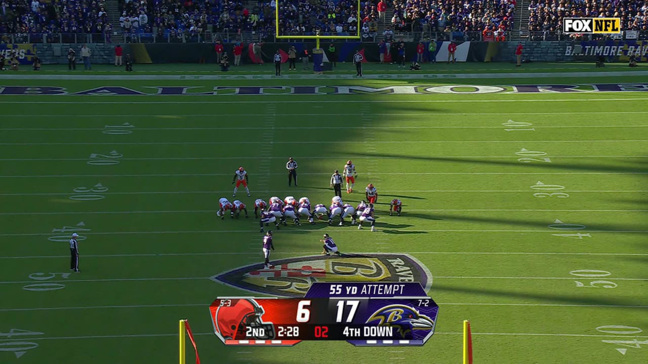 Cleveland Browns linebacker Jordan Elliott's blocked field goal leads ...