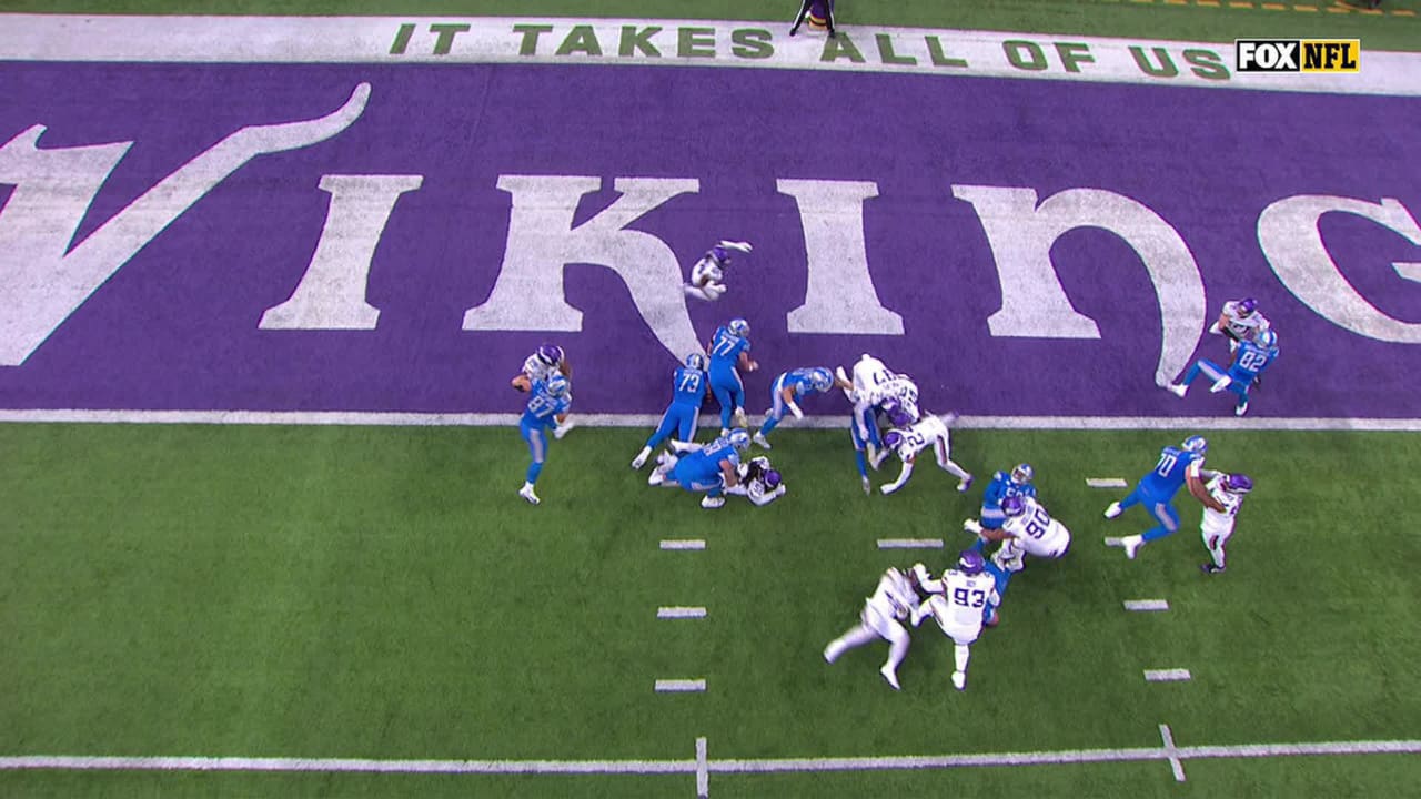 Detroit Lions running back David Montgomery's 11th TD run of '23 opens ...