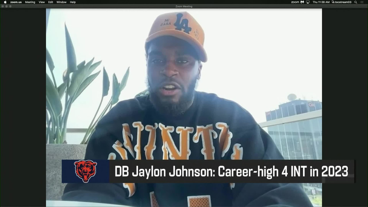 Chicago Bears cornerback Jaylon Johnson joins 'The Insiders' for an ...