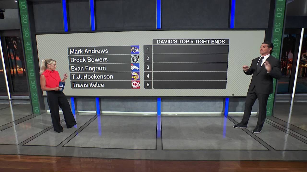 David Carr's rankings for the five best tight ends entering Week 1 ...