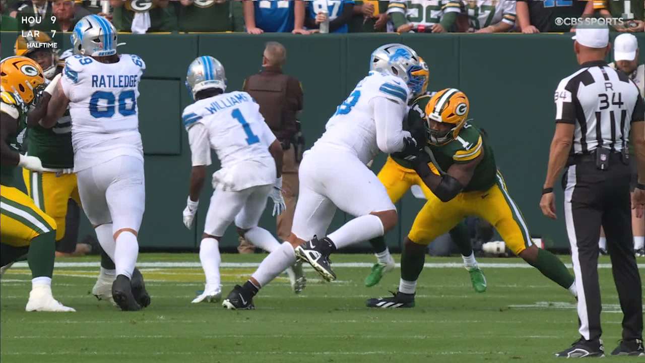 Green Bay Packers defensive lineman Micah Parsons and Detroit Lions ...