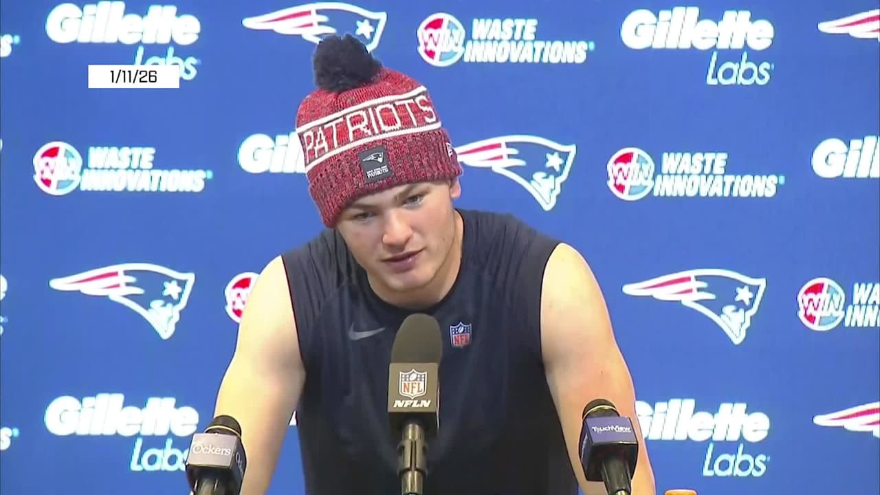 New England Patriots quarterback Drake Maye credits defense after first ...