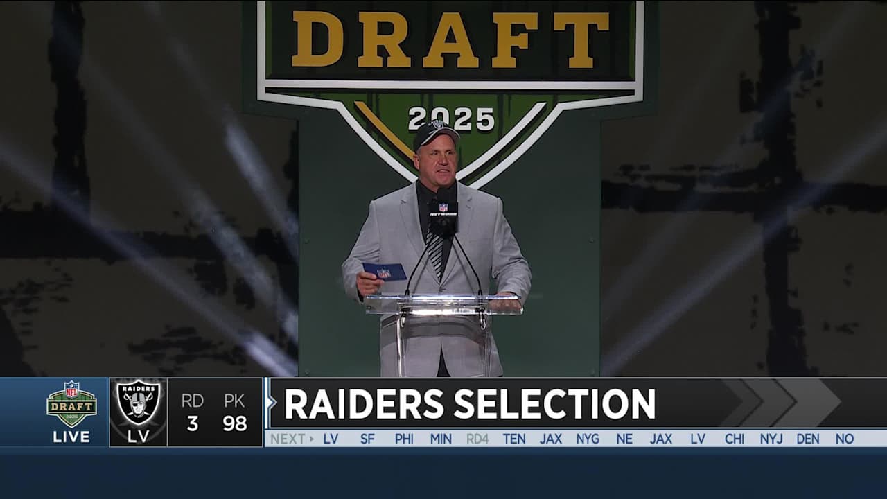 Las Vegas Raiders select offensive guard Caleb Rogers with No. 98 pick ...