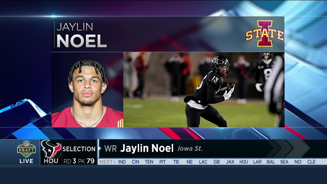Houston Texans select Iowa State Cyclones wide receiver Jaylin Noel ...