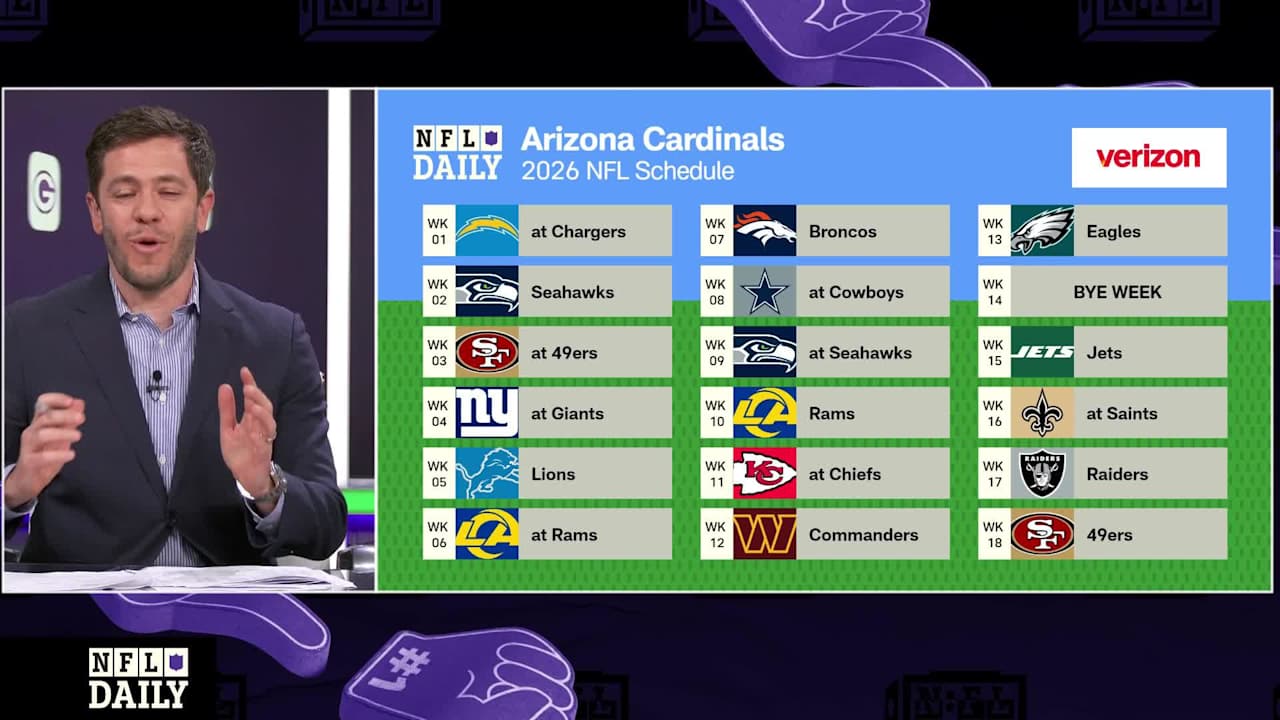 Which team has the toughest schedule? | 'NFL Daily Schedule Release'