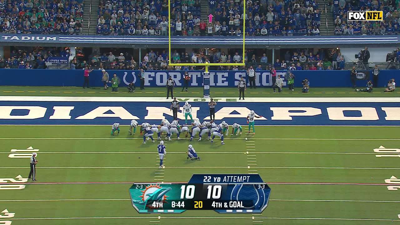 Indianapolis Colts kicker Matt Gay knocks down 22-yard field goal to ...