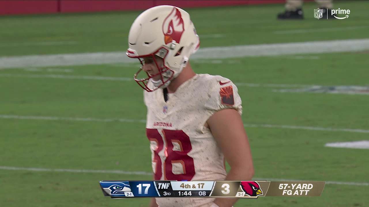 Arizona Cardinals kicker Chad Ryland cashes in three for the Cards ...
