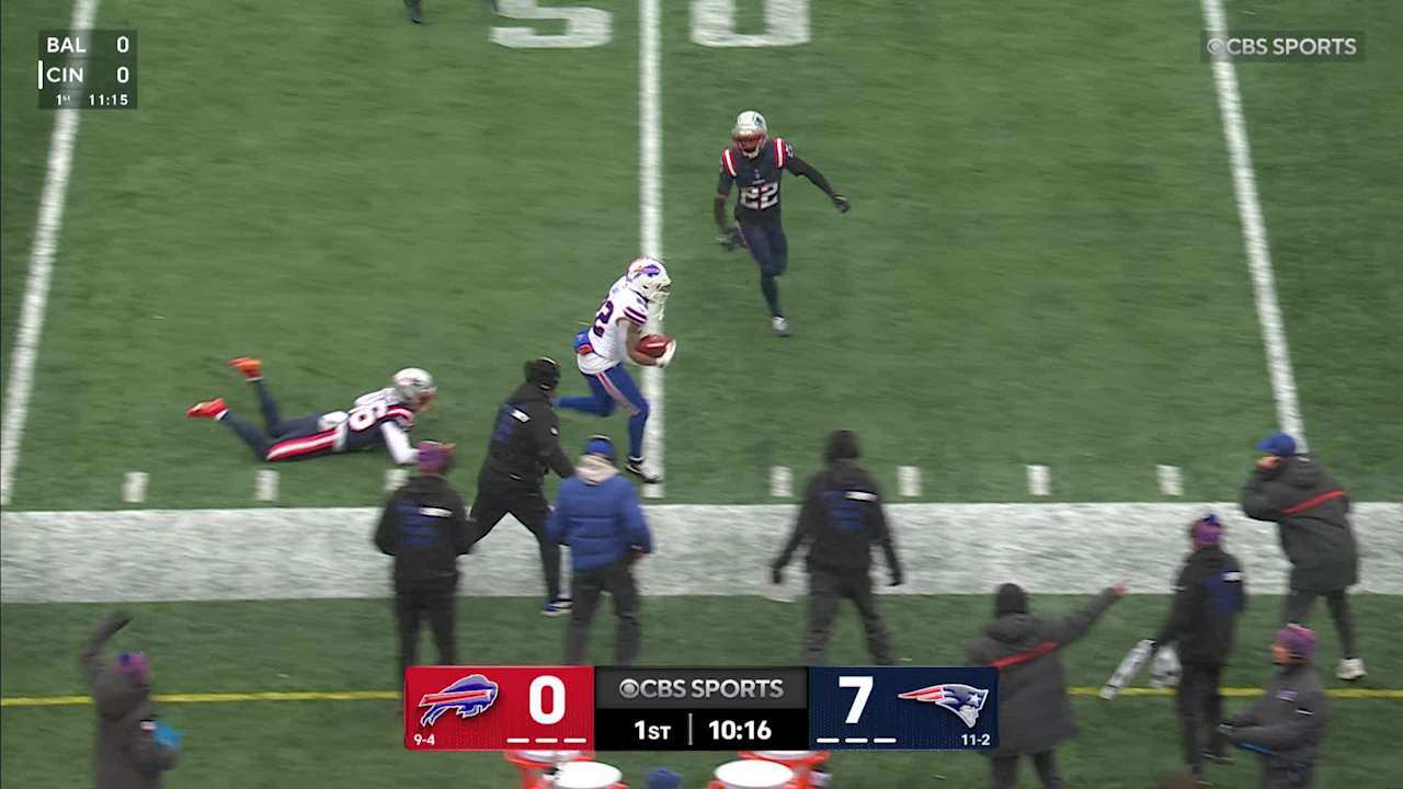 Buffalo Bills running back Ray Davis returns Bills' opening drive ...