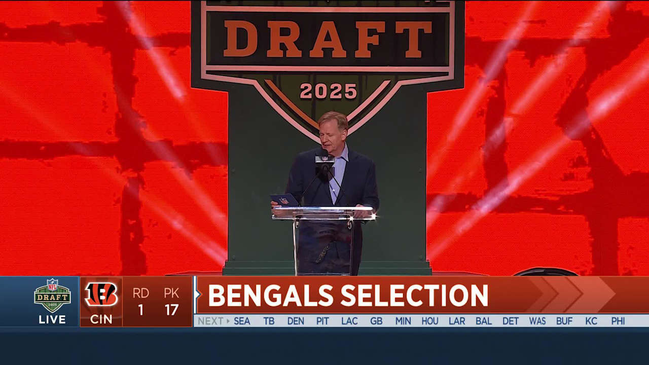 Cincinnati Bengals select EDGE Shemar Stewart with No. 17 pick in 2025 ...
