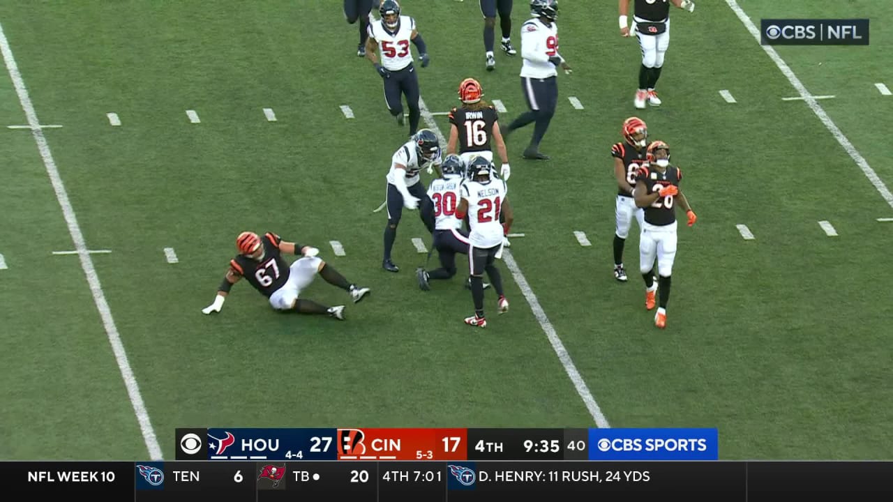 Houston Texans defensive back DeAndre Houston-Carson's first Texans INT ...