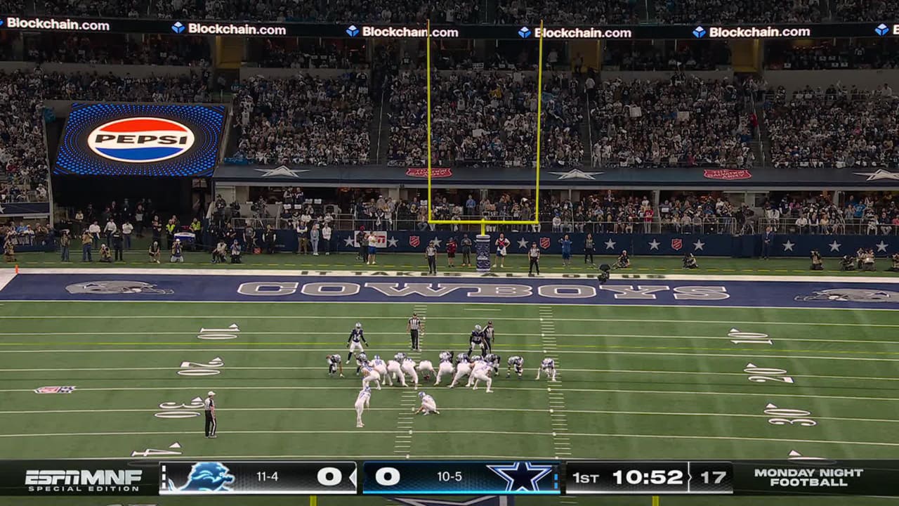 Detroit Lions kicker Mike Badgley puts Detroit Lions up 3-0 over Dallas ...