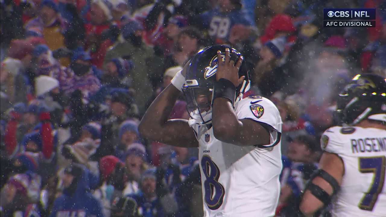 Baltimore Ravens quarterback Lamar Jackson's errant launch lands in ...