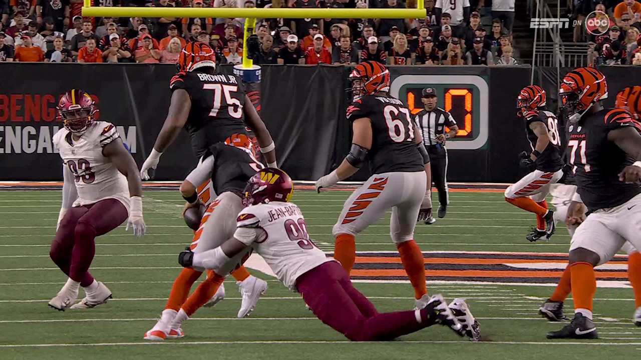 Washington Commanders defensive end Javontae Jean-Baptiste's first NFL ...