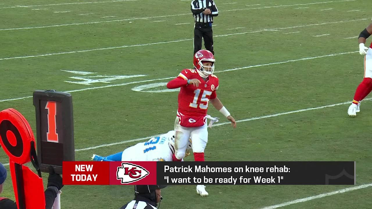 Kansas City Chiefs quarterback Patrick Mahomes on knee rehab: 'I want ...
