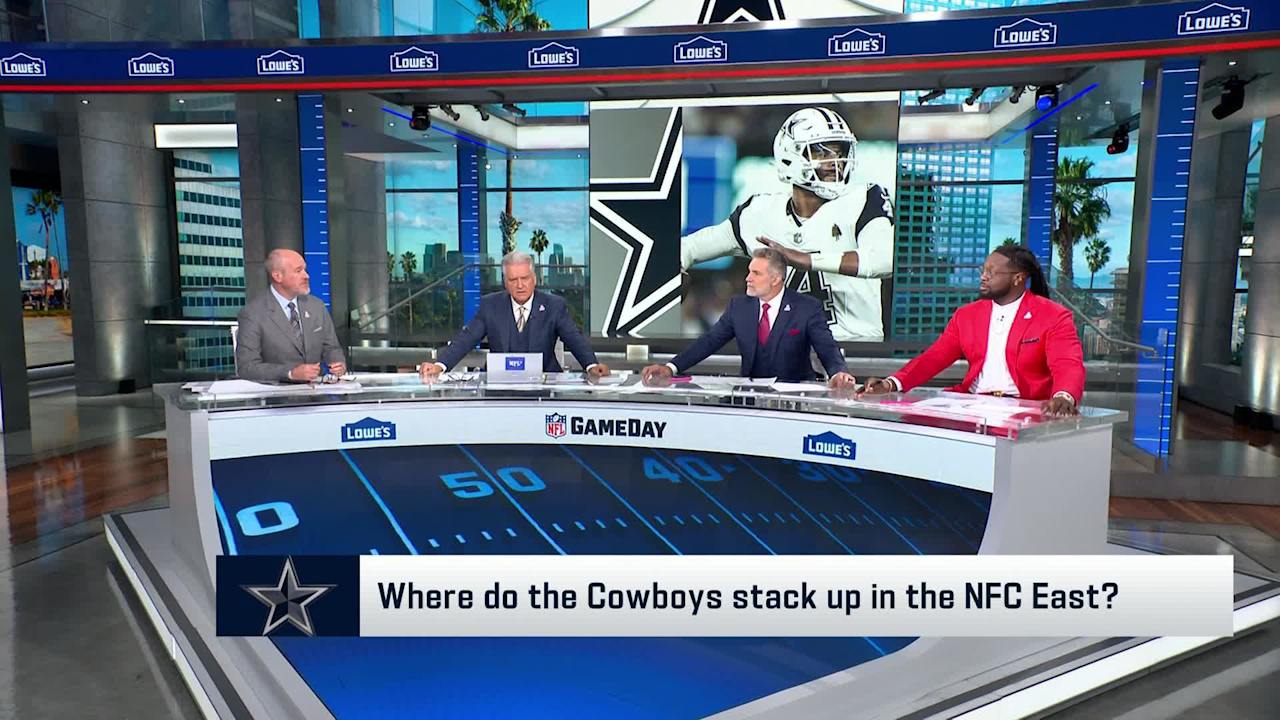 Where do Dallas Cowboys stack up in the NFC East? | 'NFL GameDay Morning'