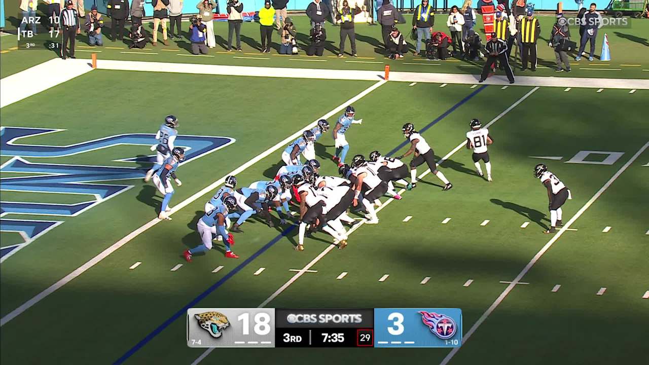 Jacksonville Jaguars quarterback Trevor Lawrence's fourth-down sneak ...