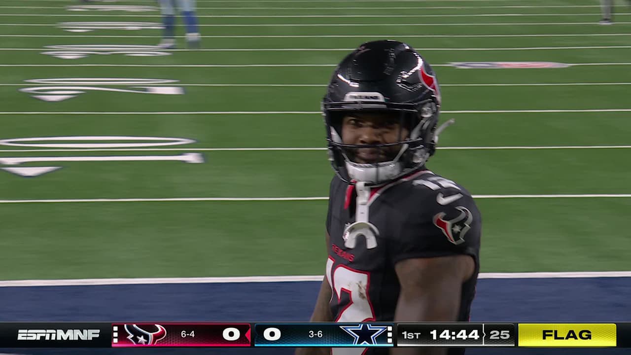 Houston Texans wide receiver Nico Collins' 77-yard touchdown overturned ...