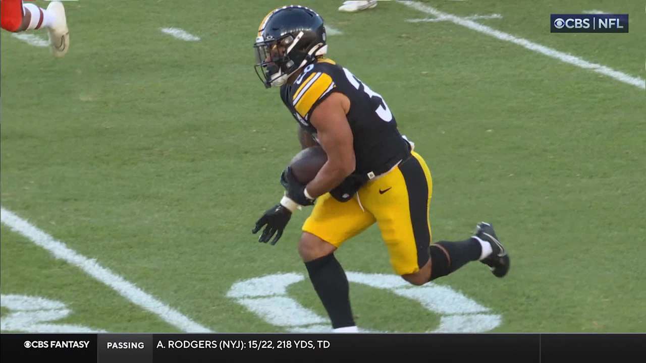 Pittsburgh Steelers running back Jaylen Warren's best runs and catches ...