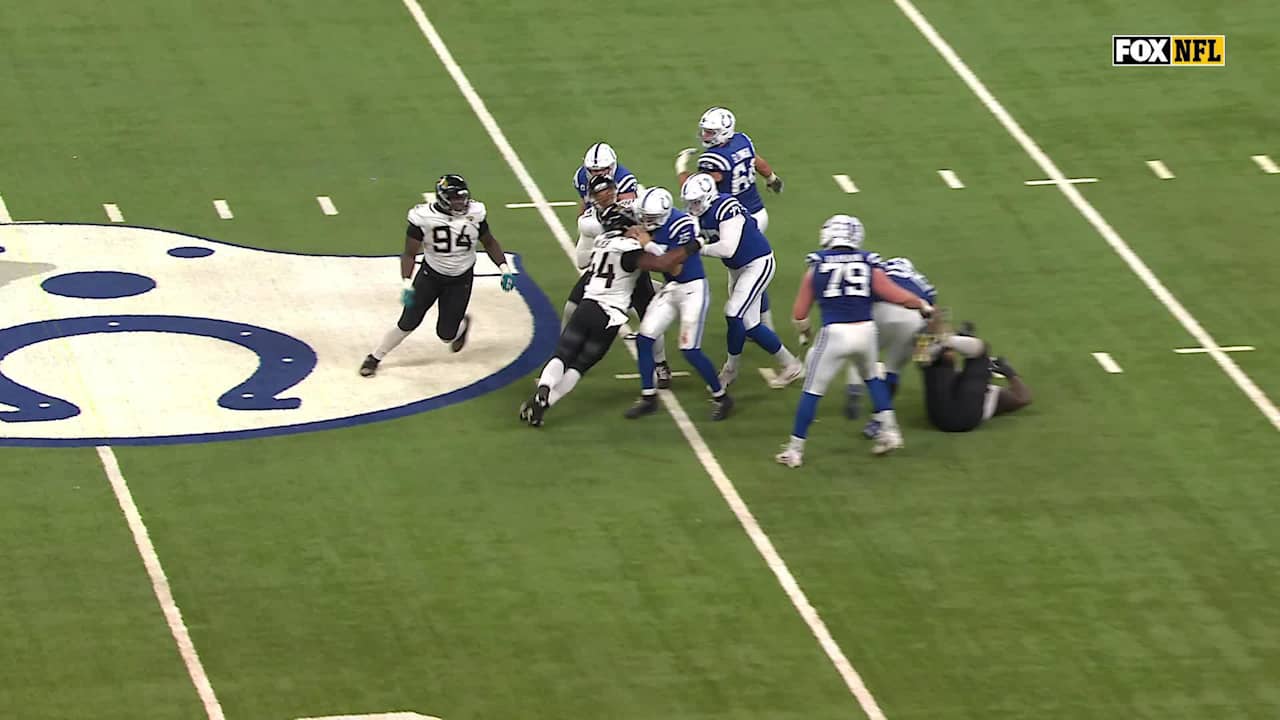 Jacksonville Jaguars defensive end Travon Walker's 4-yard sack leads to ...