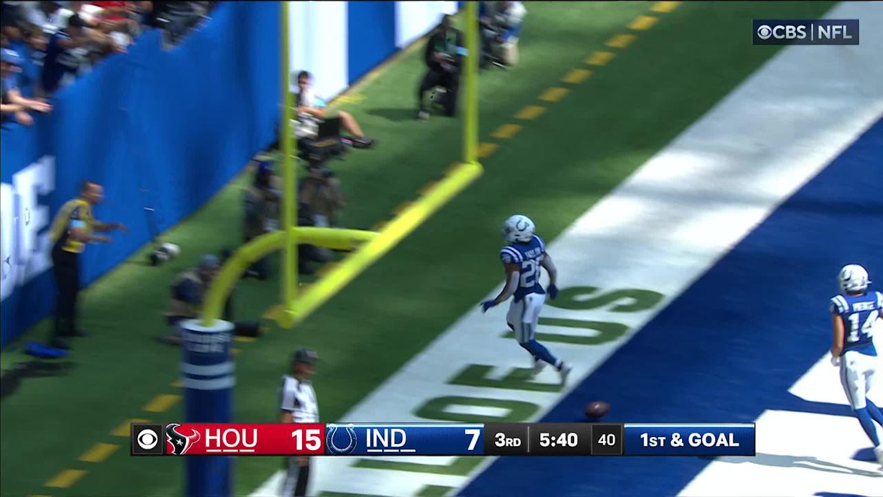 Indianapolis Colts running back Jonathan Taylor's first touchdown of ...