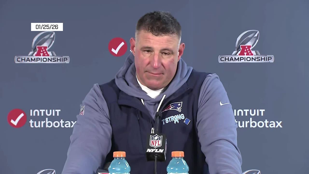 New England Patriots head coach Mike Vrabel describes moment when ...