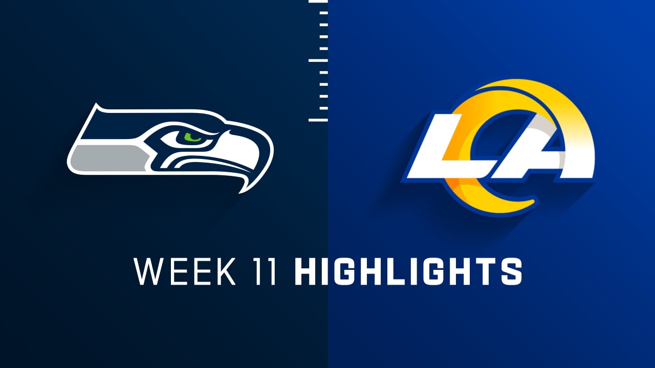 Seattle Seahawks vs. Los Angeles Rams highlights | Week 11