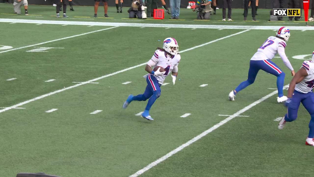 Buffalo Bills running back James Cook's best runs from 216-yard, 2 ...