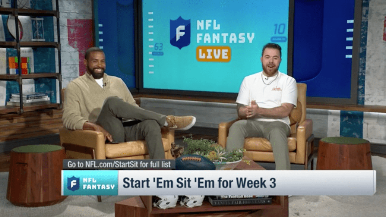 NFL Network fantasy analyst Michael F. Florio's Week 3 starts and sits ...