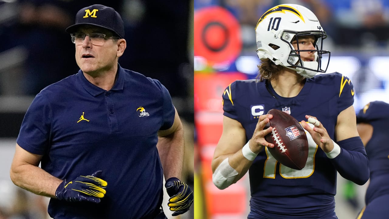 New Chargers head coach Jim Harbaugh admits he was 'starstruck' meeting ...