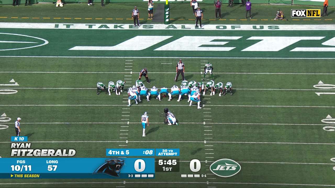 Carolina Panthers kicker Ryan Fitzgerald's 30-yard field goal opens the ...
