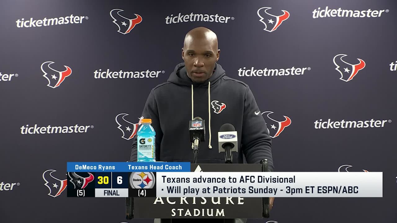 Houston Texans head coach DeMeco Ryans reflects on Texans incredible ...