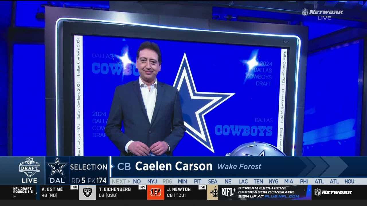 Cowboys select defensive back Caelen Carson with No. 174 pick in 2024 ...