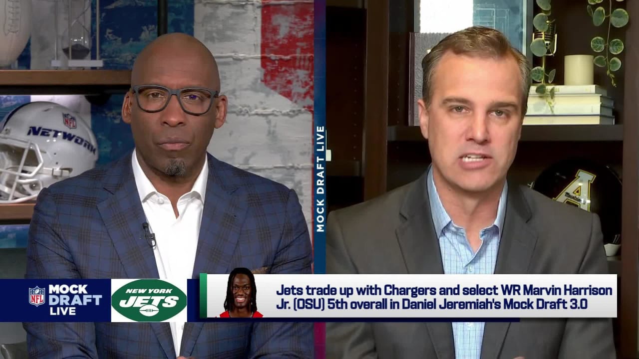 NFL Network's Daniel Jeremiah explains why New York Jets could trade up to No. 5 for wide ...